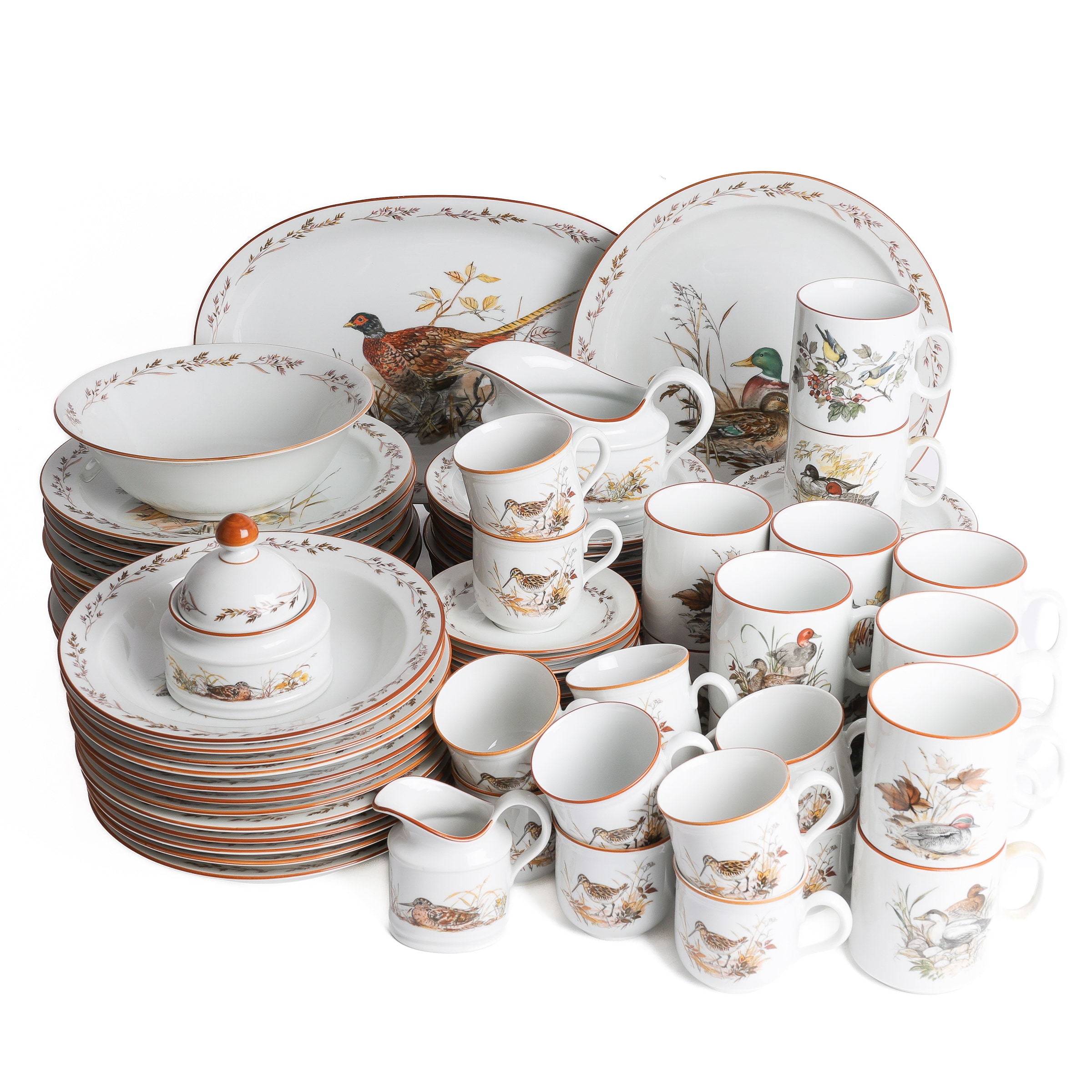 Mads Stage. Jagtstellet. Service af porcelæn (78) | Lauritz.com