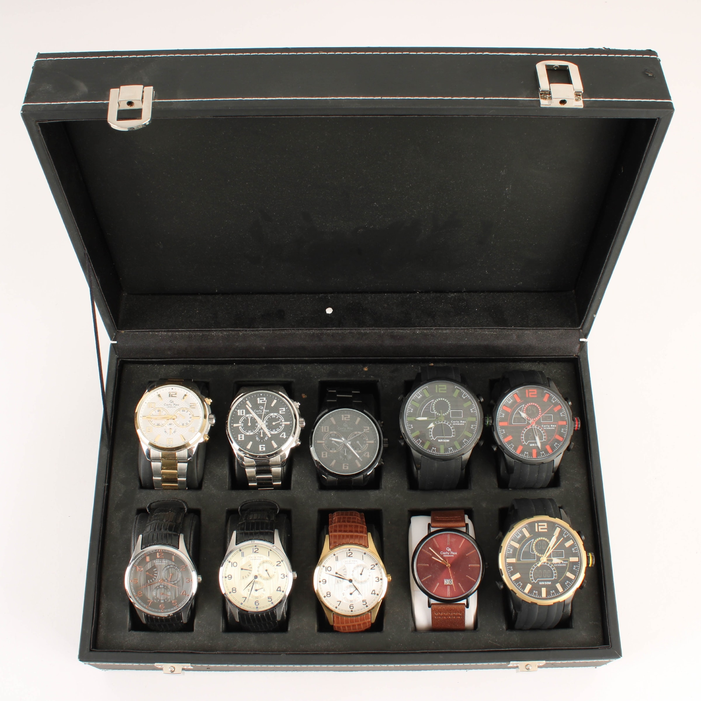 Carly Rex herreure inkl. watch box. (10) | Lauritz.com