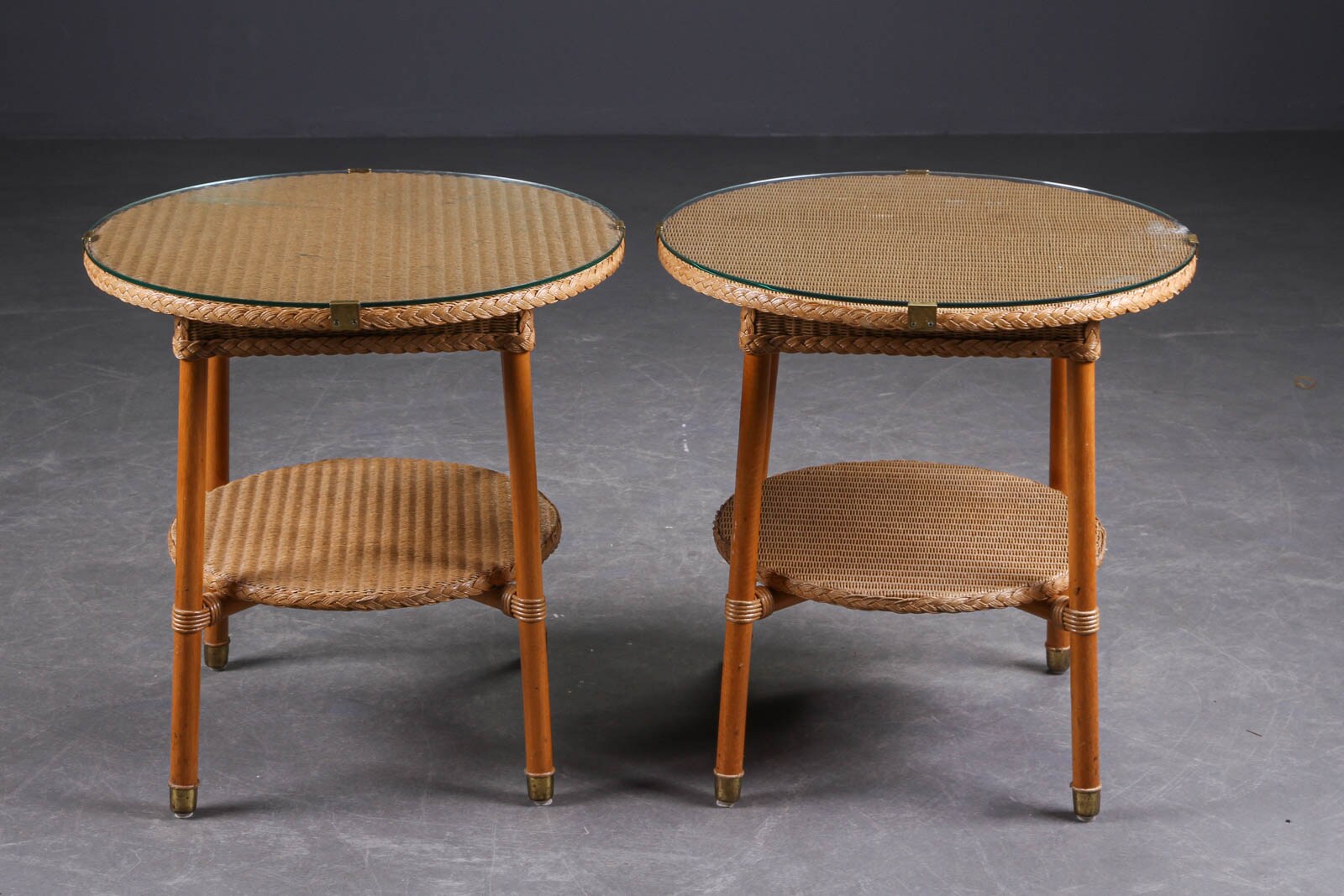 Lloyd Loom. Par lampeborde af flet (2) | Barnebys