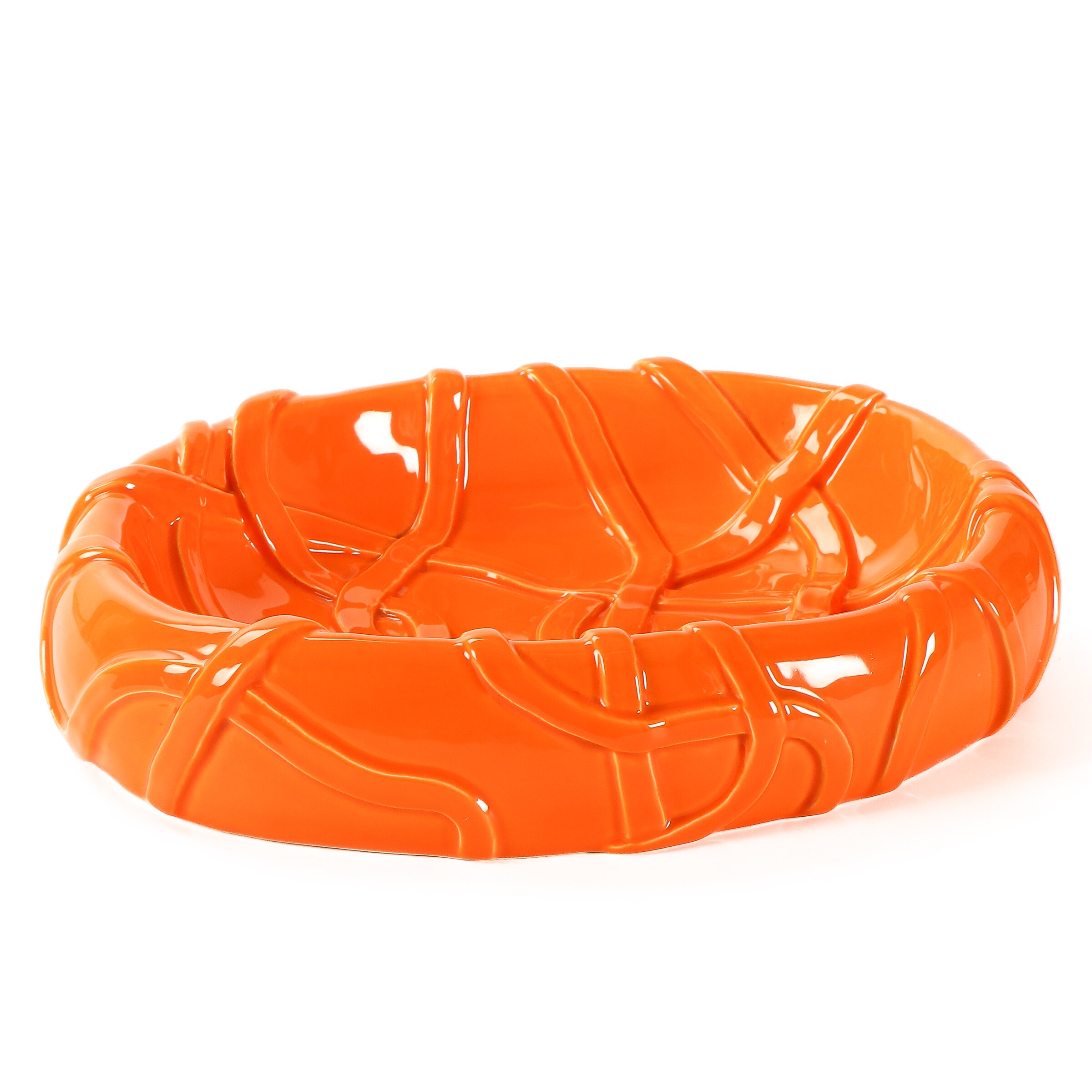Raawii. Michael Kvium. Jam - fad, keramik, orange. | Lauritz.com