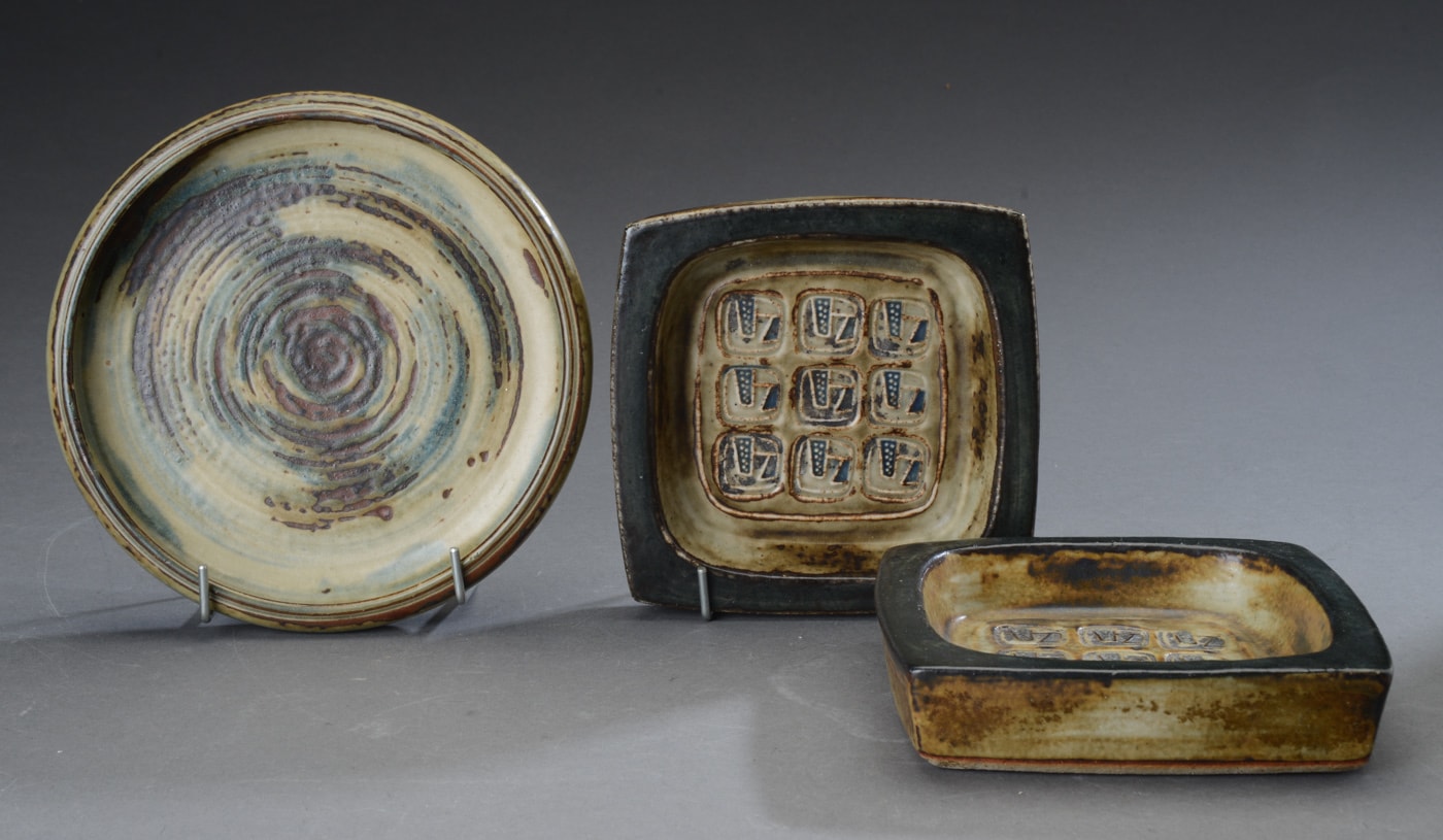 Carl Hallier og Jørgen Mortensen for Royal Copenhagen. To fade af ...