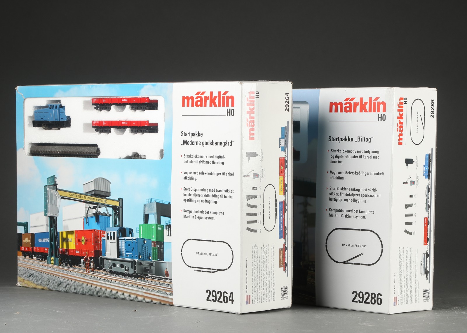 Märklin, H0. Modeltog, startsæt 29264 og 29286 (2) | Barnebys