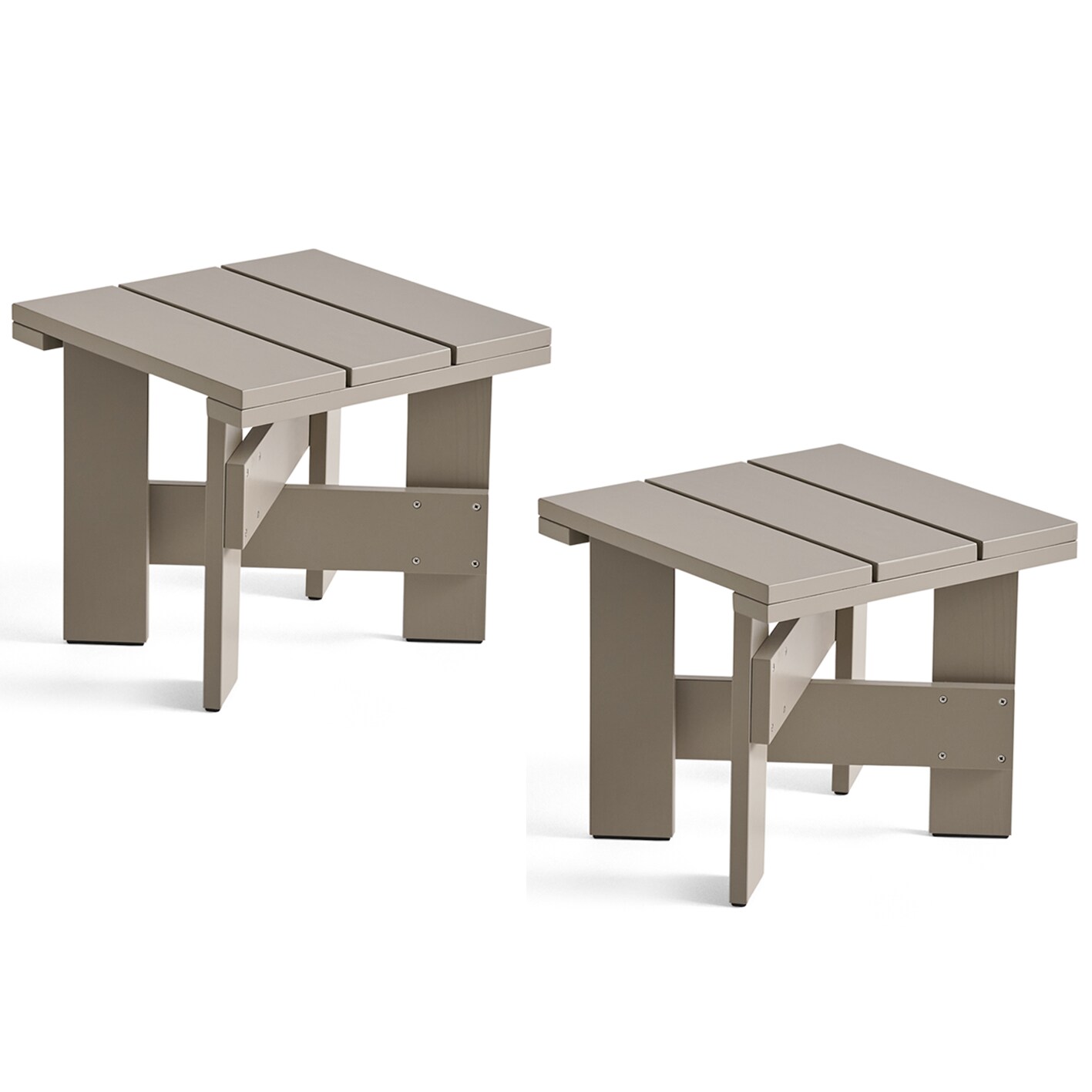 Gerrit Rietveld for HAY. Udendørs sofaborde, L 45 cm, Crate Collection ...