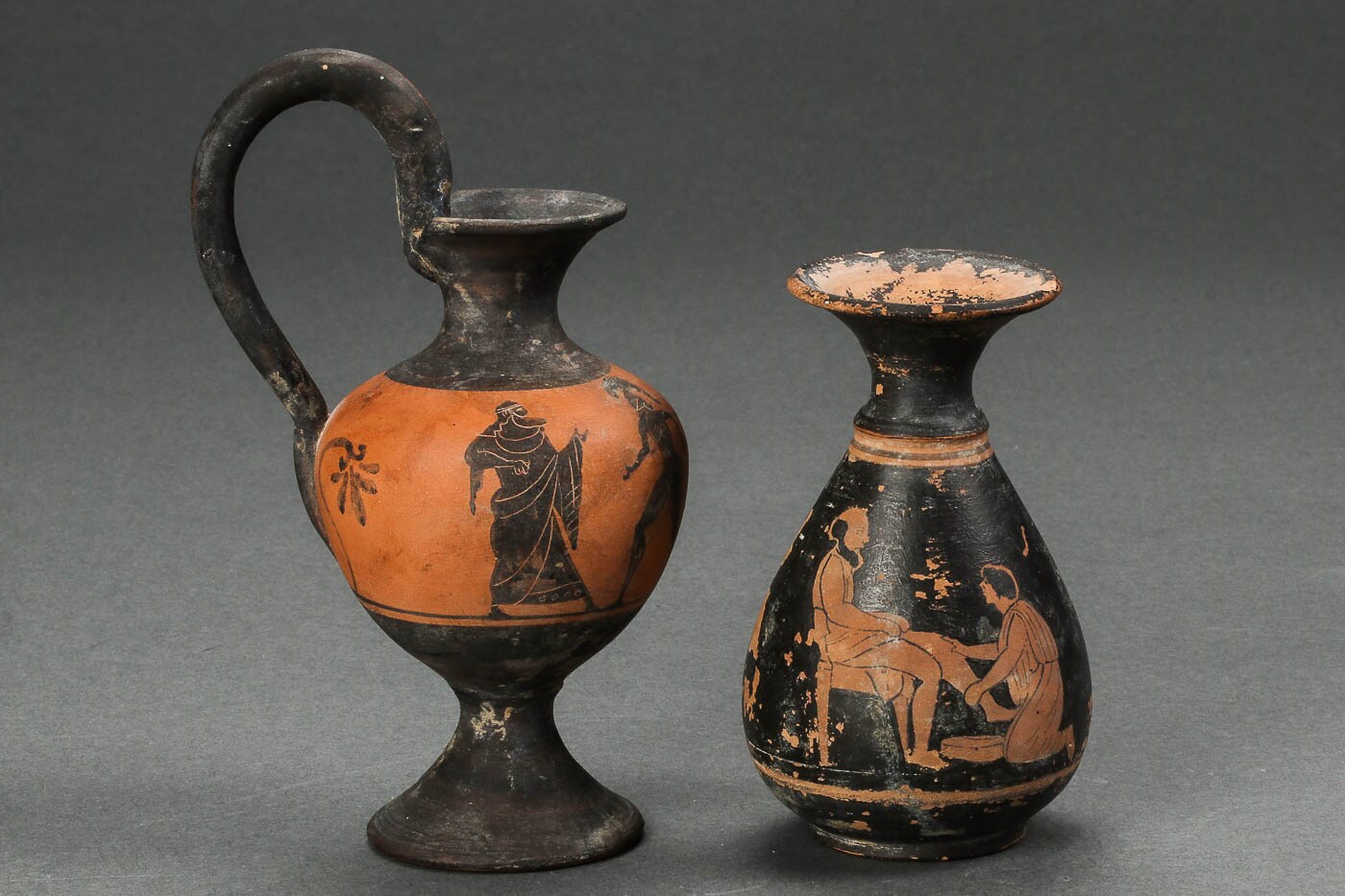 To kopier af græske antikke vaser (2) | Lauritz.com