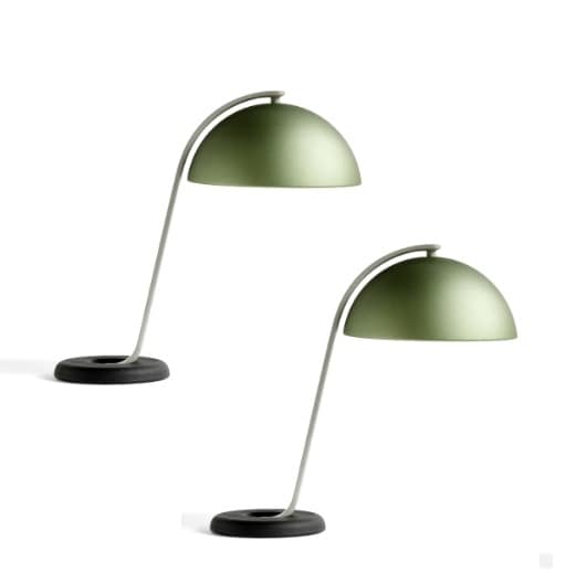 Lars Beller Fjetland for HAY. Par Cloche bordlamper, Mint Green (2 ...